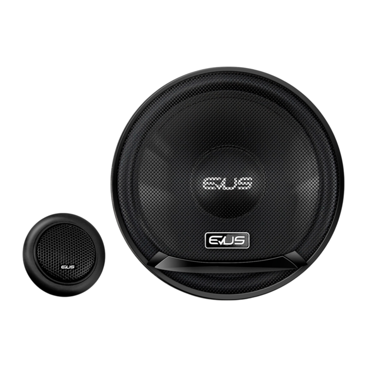 Evus - EVUS Juego Altavoces 5" (130mm) 2 Vías Separadas con Rejillas - 120W Max - 45W RMS