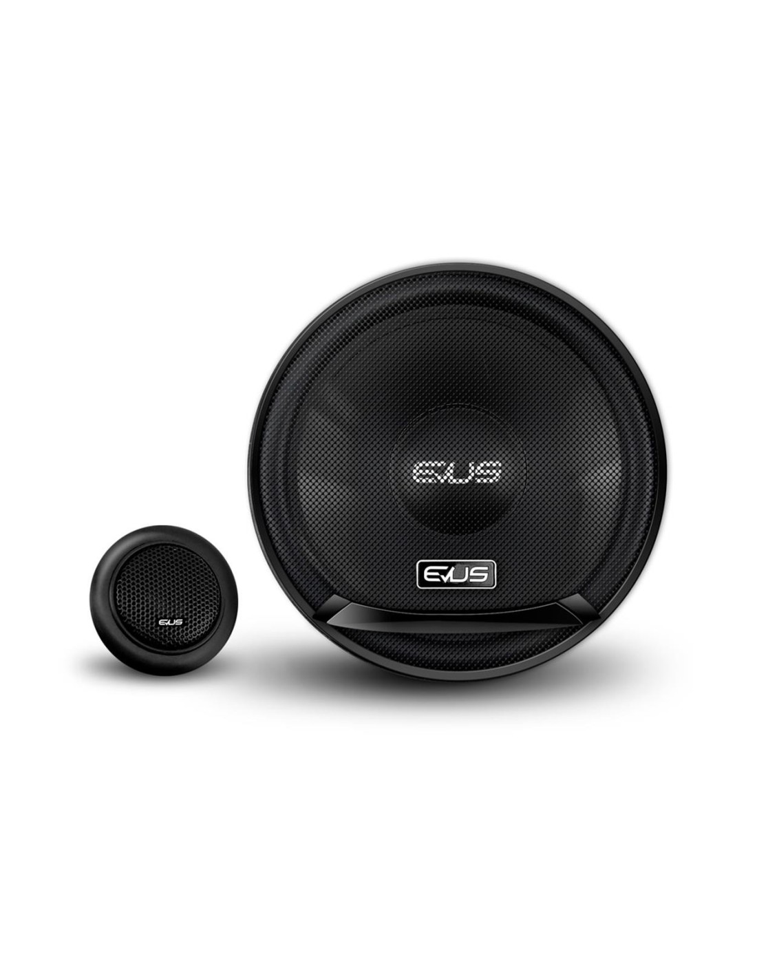 EVUS - EVUS Juego Altavoces 5" (130mm) 2 Vías Separadas con Rejillas - 120W Max - 45W RMS